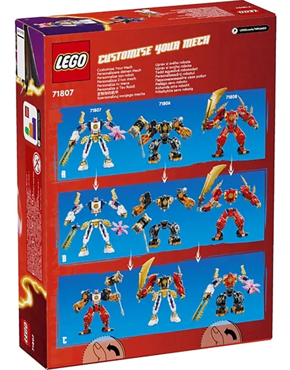 Lego Ninjago Sora's Elemental Tech Mech - 71807